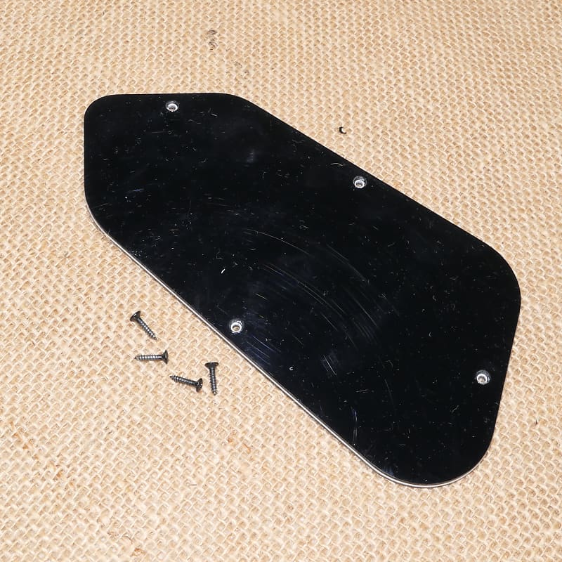 Genuine 2007 Ibanez ART300 Control Cavity Cover Plate Black - | Reverb