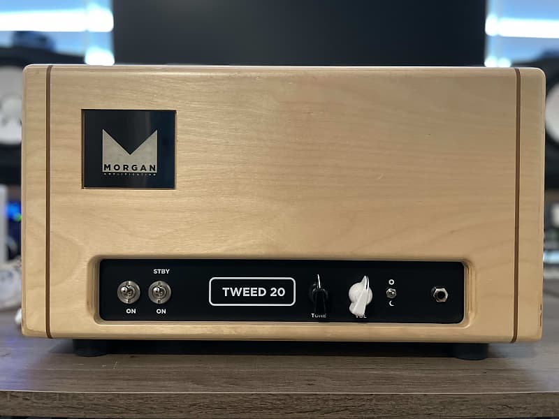 Morgan Amplification Tweed 20 Natural Cab | Reverb