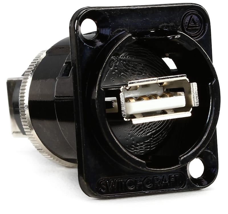 Switchcraft EHUSBABBXPKG USB-A to USB-B Panel-mount Connector | Reverb