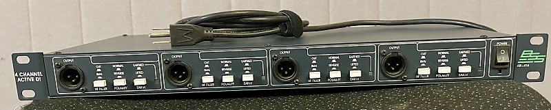 BSS Audio AR-416 4-channel DI Rackmount Quad Active Direct | Reverb