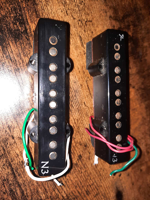 Fender N3 Noiseless 5 String Jazz Bass Pickup Set | Reverb
