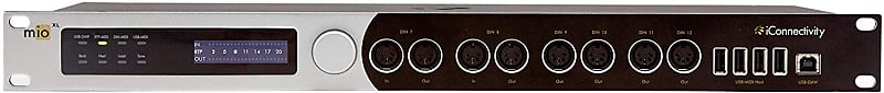 iConnectivity Interface with 8 in x 12 Out 5-pin DIN-MIDI | Reverb