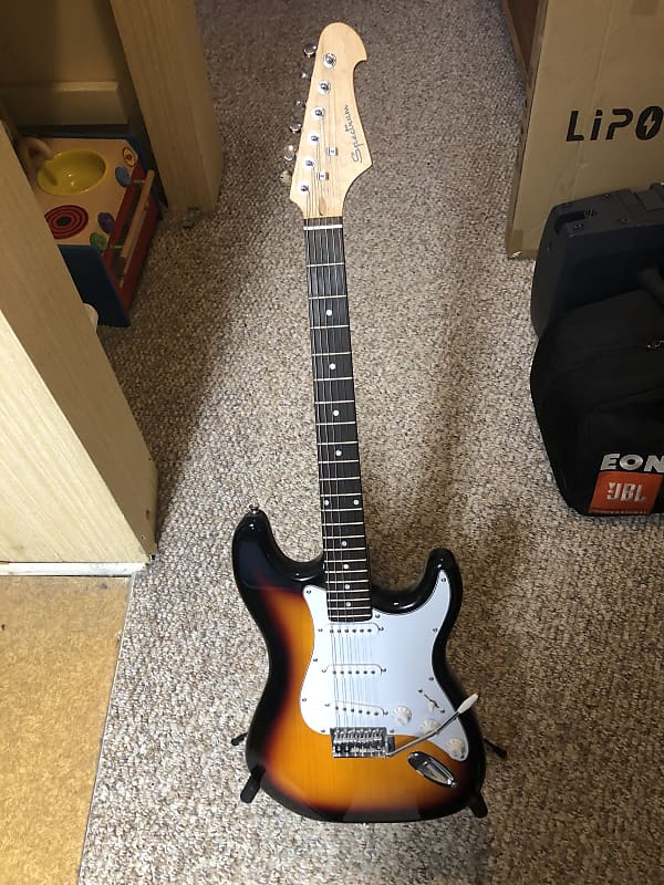Spectrum Strat Style SSS Solid Body Electric Guitar | Reverb