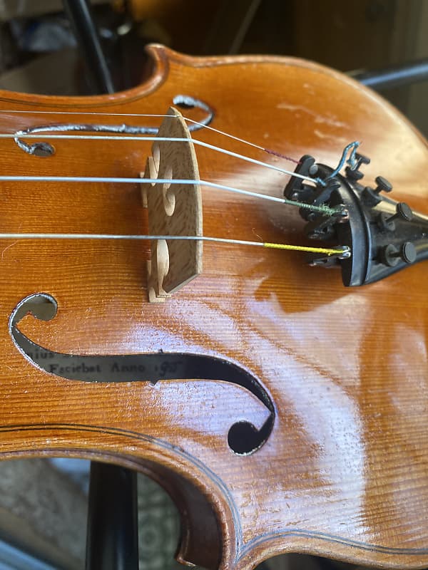 excellent old elegant German violin built 1955 | Reverb