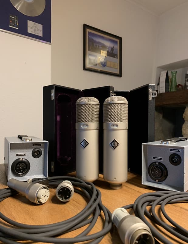 Neumann U47 SHORT BODY CONSECUTIVE PAIR 1960’S | Reverb UK