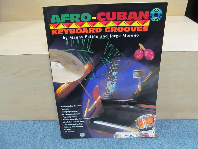 WB Afro-Cuban Keyboard Grooves by Manny Patino Book Only | Reverb