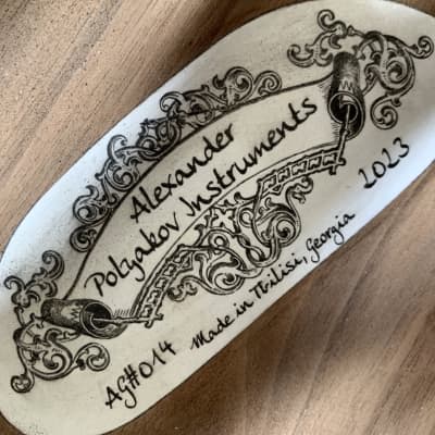 Alexander Polyakov Instruments Archtop guitar #14 Blacktop | Reverb