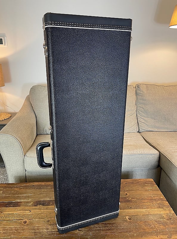 Fender Custom Shop Guitar Case ~ Black w/Red Interior | Reverb