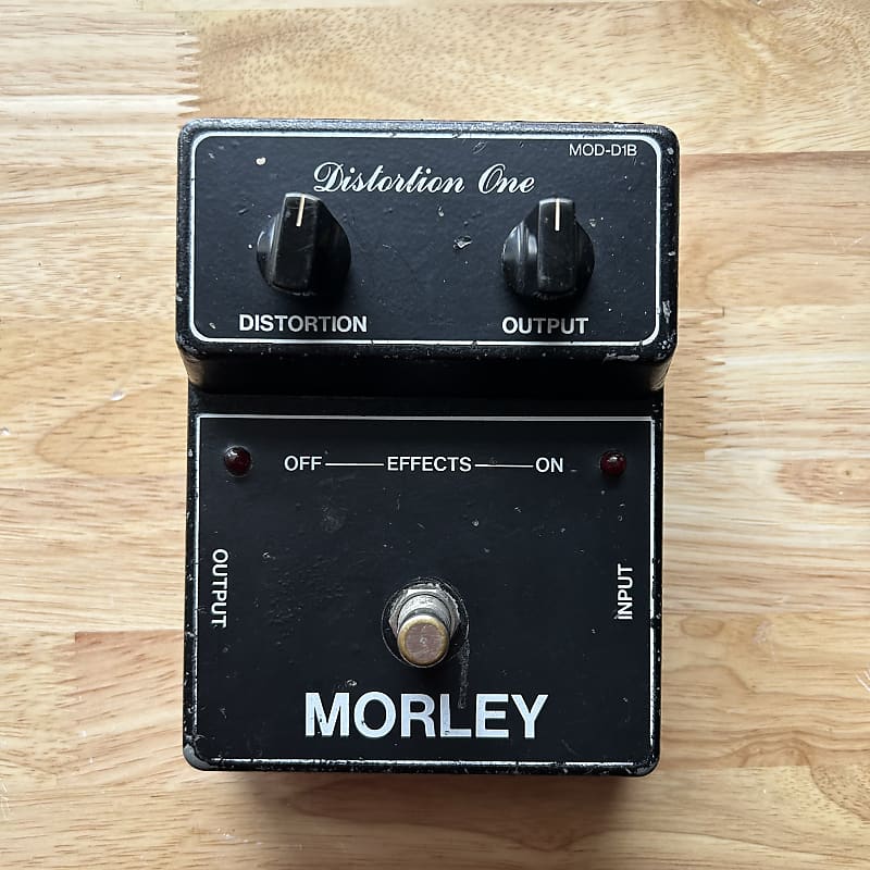 1970s Morley Distortion One Guitar Effects Pedal | Reverb