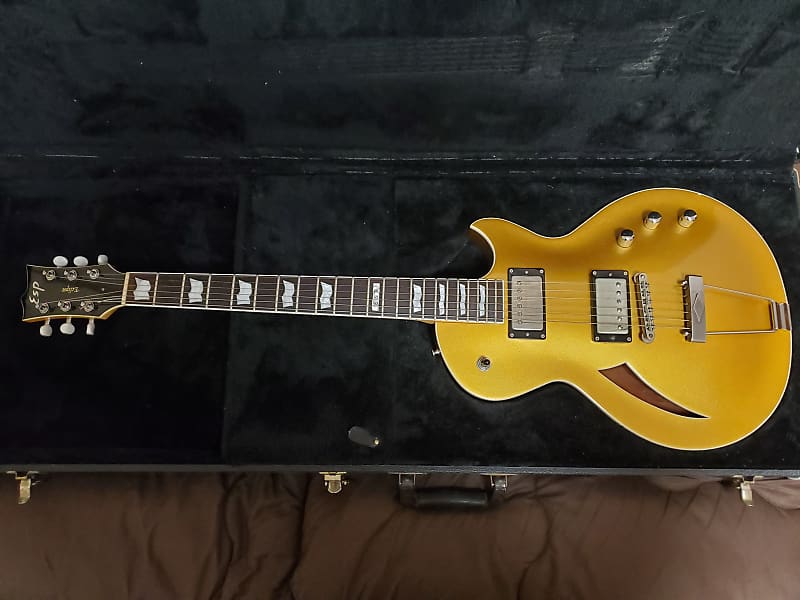 ESP Eclipse Semi-Hollow 2006 - Goldtop | Reverb