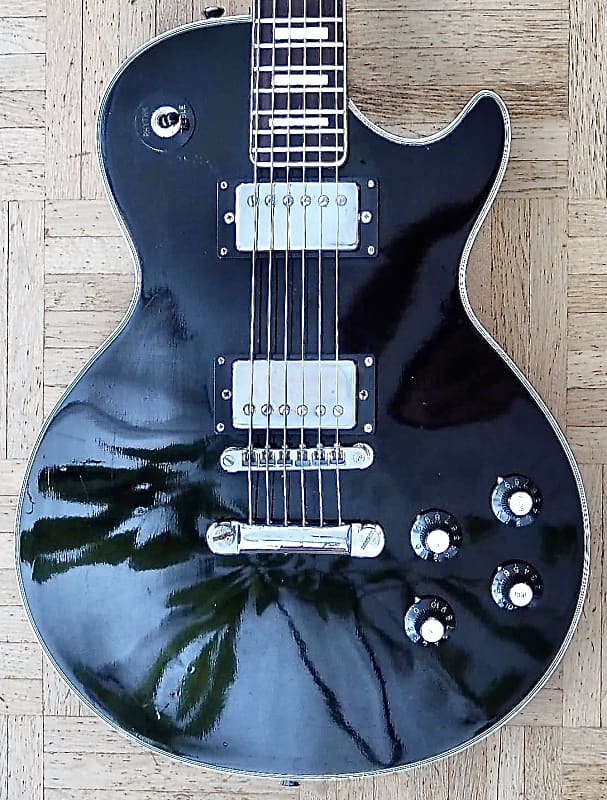 VIBRA (SAMICK) SINGLE CUTAWAY (LP-STYLE) BLACK (GLOSS) LOADED | Reverb