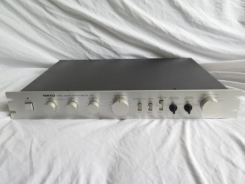 Nikko Beta 20 Stereo Pre-Amplifier (1980-81) RARE | Reverb