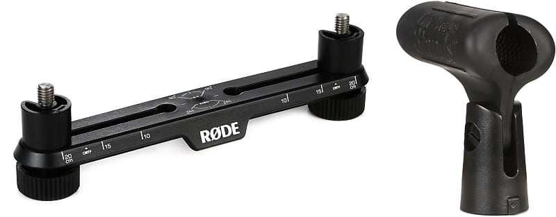 Rode Stereo Bar Microphone Mount Bundle with On-Stage Stands | Reverb