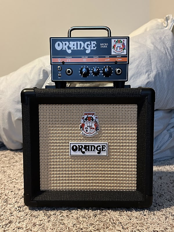 Orange Micro Dark Stack 1x8 Micro Dark Stack - Black | Reverb
