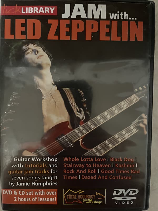 Lick Library Jam With Led Zeppelin DVD and CD | Reverb