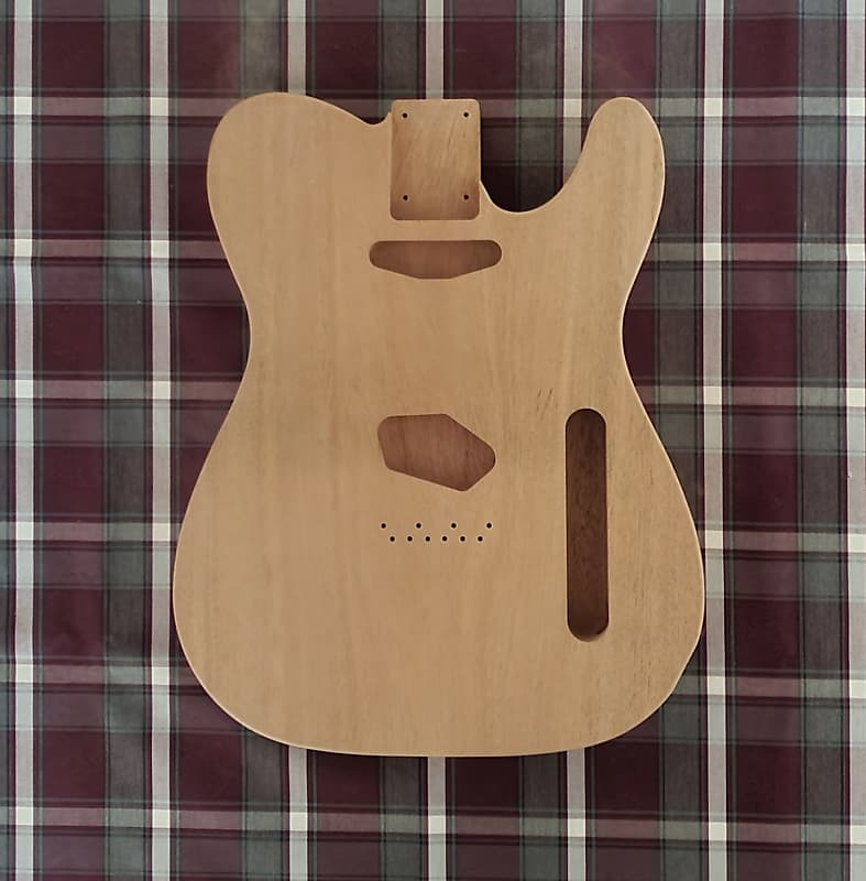 Woodtech Routing - 1 pc Mahogany Telecaster Body - Unfinished | Reverb
