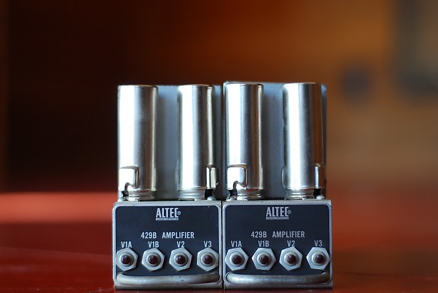 2) Rare 1950's Altec 429B Tube Program Preamps Monitor | Reverb