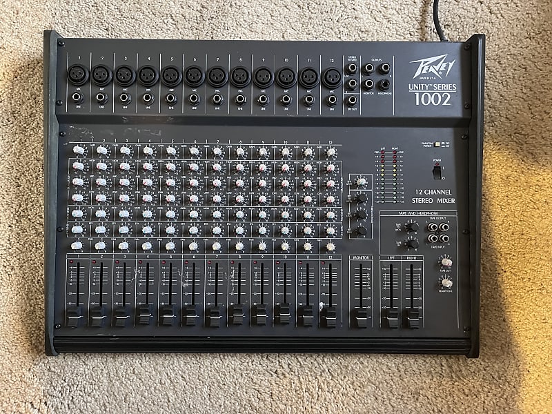 Peavey Unity Series 1002 12 channel mixer | Reverb