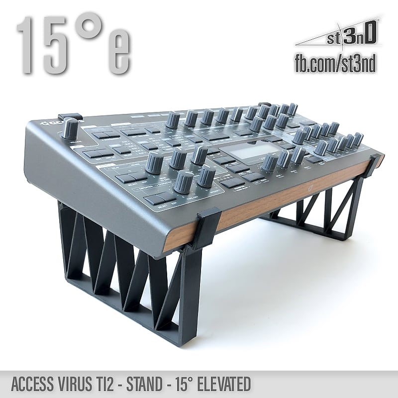 ACCESS VIRUS Ti2 STAND 15 deg. elevated - 3D printed- 100% | Reverb