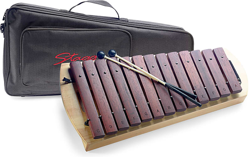 Stagg XYLO-P16 13 Bar Diatonic Xylophone In C With Padded Gig | Reverb