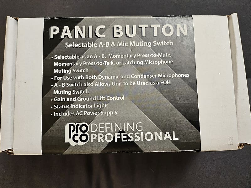 Pro Co Panic Button | Reverb