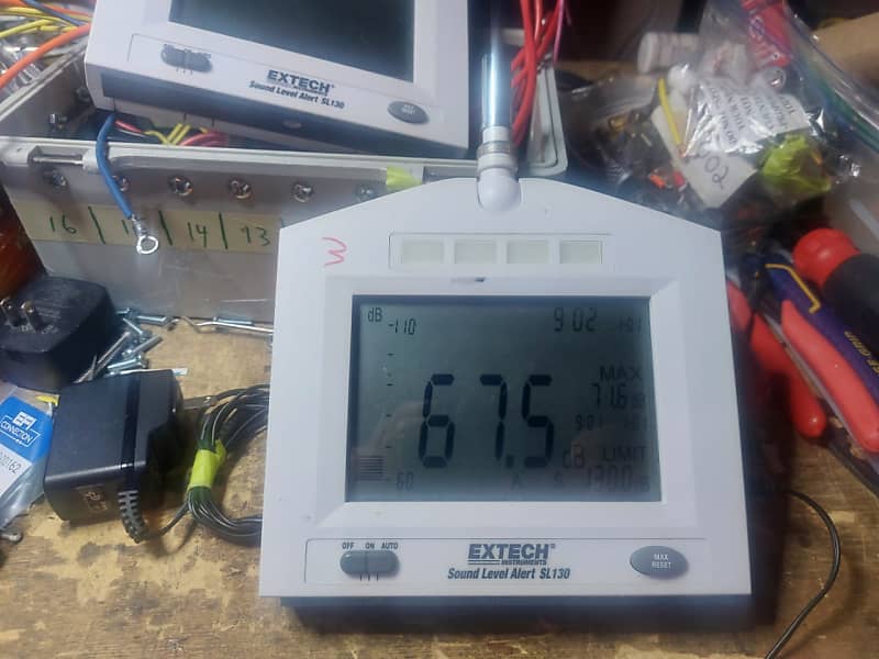 Extech Instruments SL130 decibel meter with power supply free | Reverb