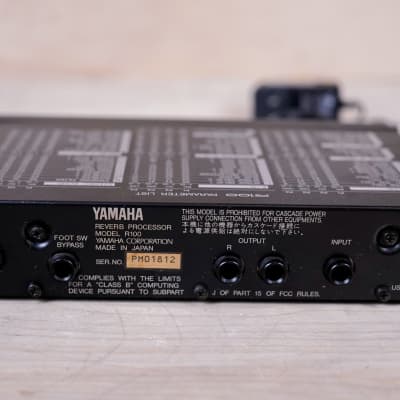 Yamaha R100 Reverb Processor Made in Japan MIJ | Reverb