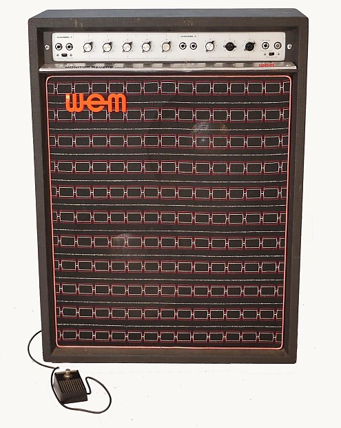 WEM Monitor Reverb 1972 Black/Red | Reverb
