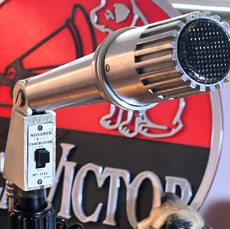 Vintage 1960's Monarch TM-27 Dynamic Microphone, working | Reverb