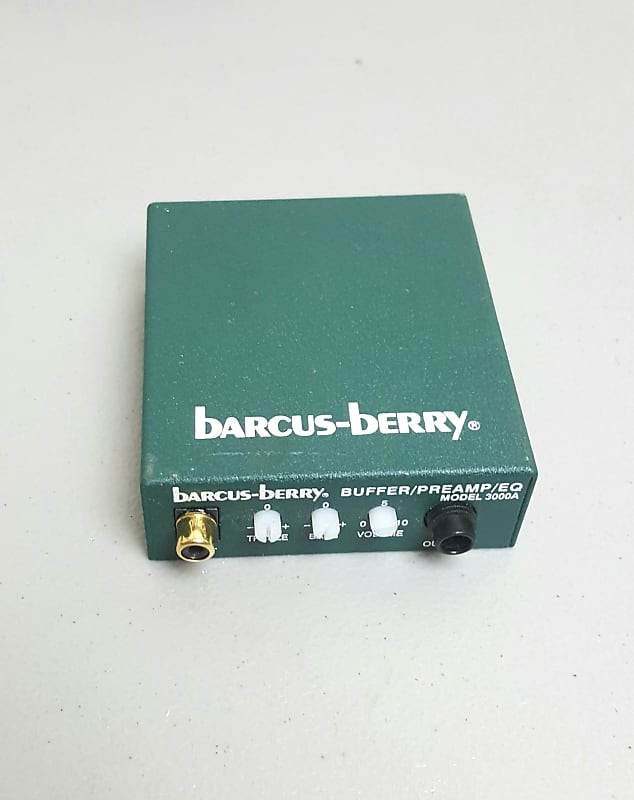 Barcus-Berry 3000A Buffer/Preamp/EQ (for piezo pickups) | Reverb