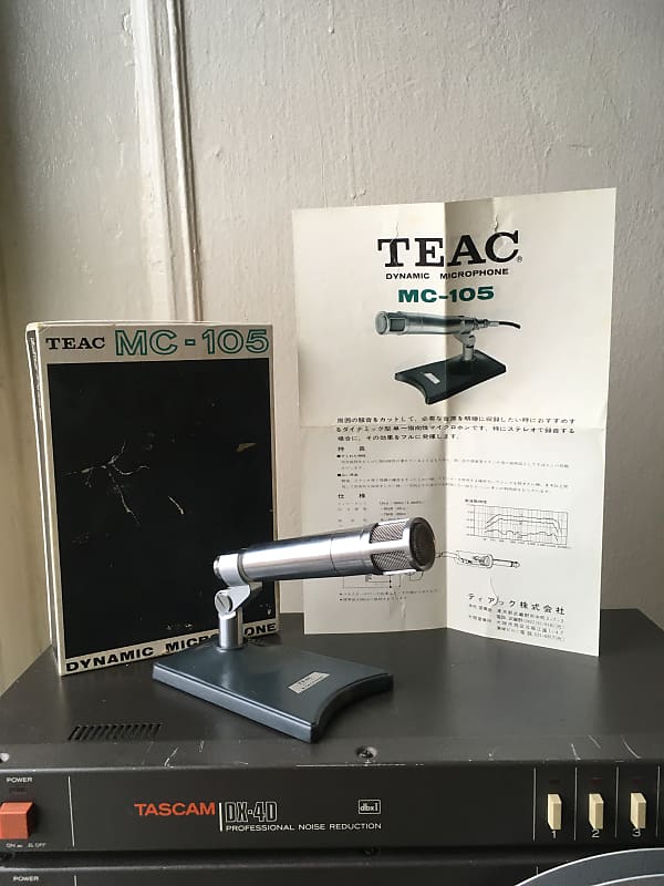 TEAC MC-105 1960s - Silver | Reverb