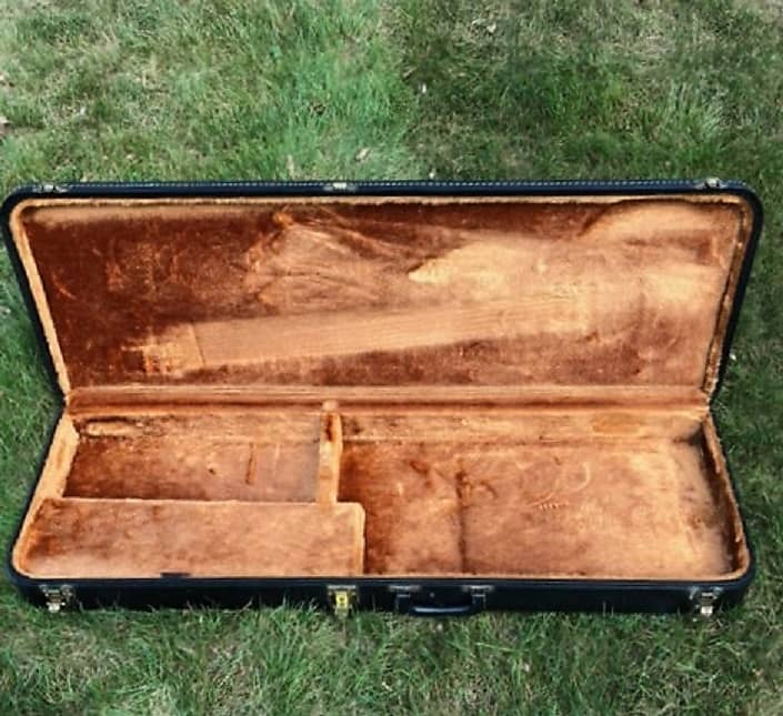 Vintage Rectangular Guitar Case - fits solid body Gibson | Reverb