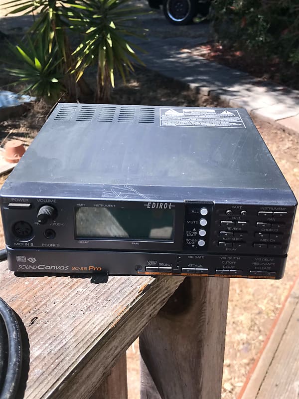 Roland SC-88 Pro Sound Canvas Digital Module late 90s - gray | Reverb