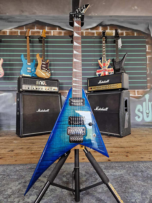 Jackson RX10D Rhoads Transparent Blue Electric | Reverb Australia