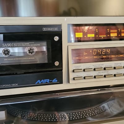Sansui 6 track multi recording deck Mr6 - Silver | Reverb