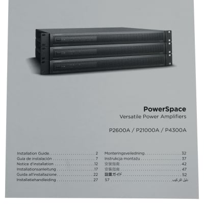 Bose PowerSpace P2600A 600 Watt 2-Channel Commercial Power | Reverb