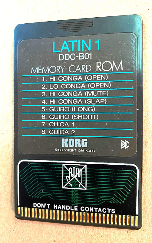 Korg Latin 1 Sound Card for DDD-1 DDC-B01 | Reverb