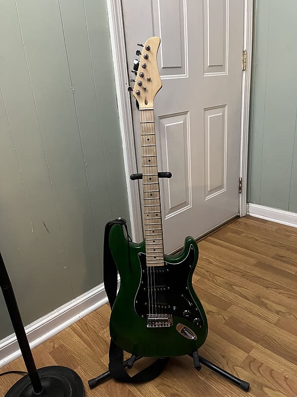 Unbranded Stratocaster Candy Green | Reverb