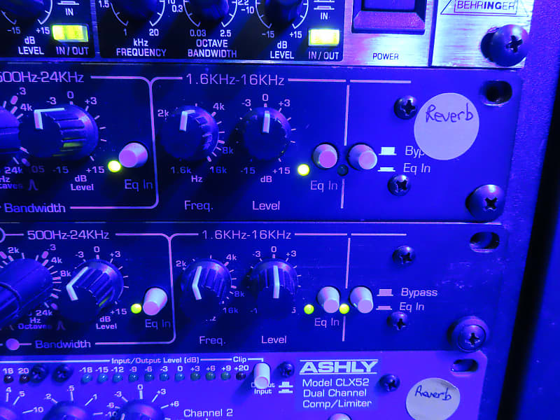 Ashly PQ 16, 6 band parametric eq, 2000's - Black | Reverb