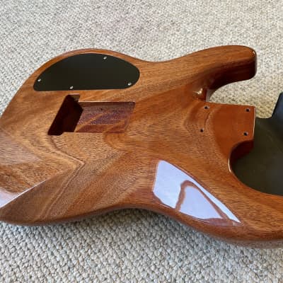 Warmoth Chambered Stratocaster Body 2019 - Figured Walnut on | Reverb