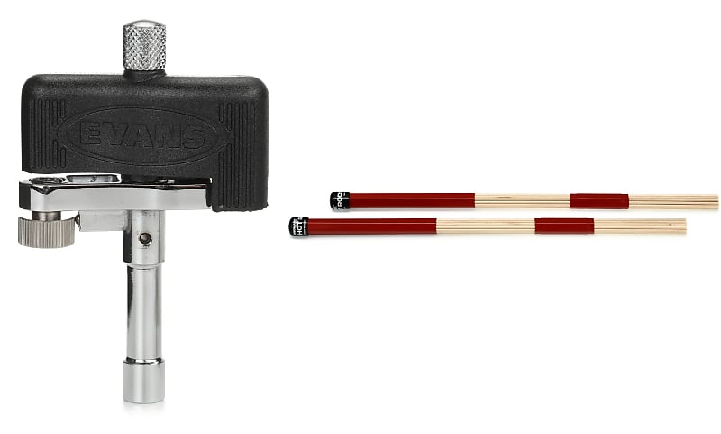 Evans Torque Key Drum Tuning Key Bundle with Promark Hot Rods | Reverb
