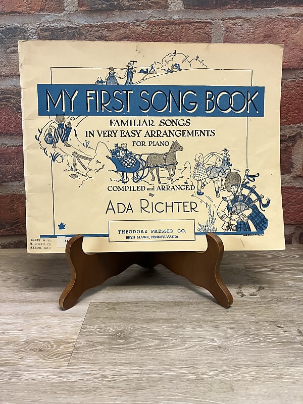 Theodore Presser Co. My First Song Book for piano 1937 | Reverb