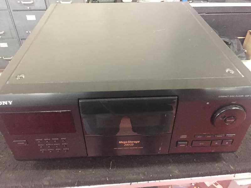 Sony CDP cx200 C D 200 disk player 2000's Black | Reverb Canada