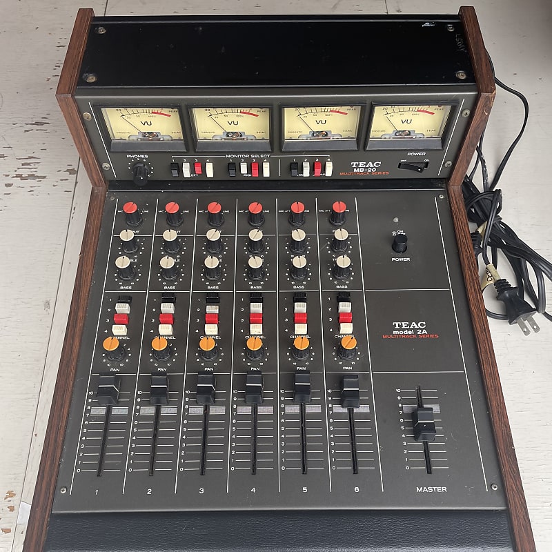 TEAC model 2A 6 channel mixer & MB 20 meter bridge 1970s - | Reverb