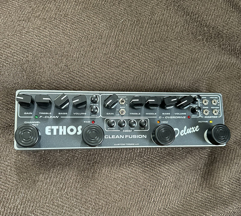 Ethos Clean Fusion Deluxe Dumble-style pedal - Black | Reverb