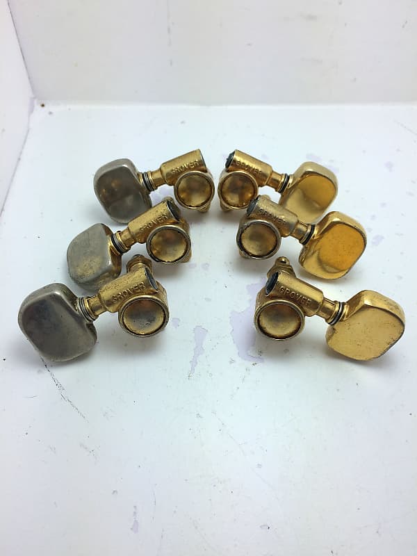 Gretsch Grover Tuning Pegs Tuners Vintage 1960's Gold USA | Reverb