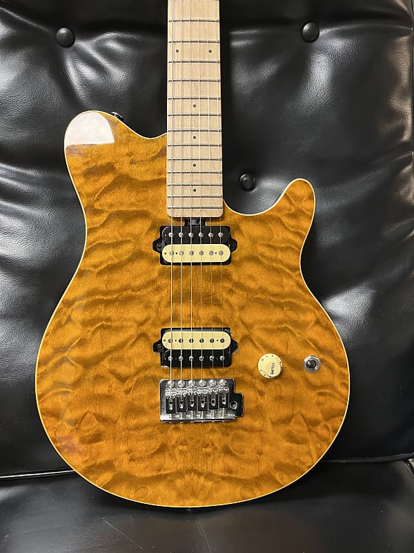 OLP MM1 6 String Electric Guitar Orange Maple | Reverb