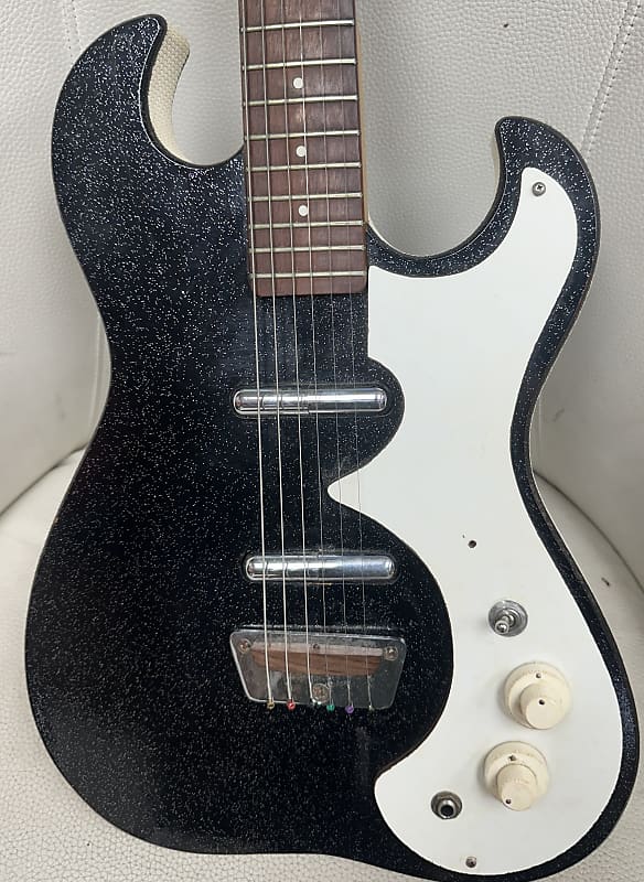 Silvertone Model 1449 Sears 1960s - Black Beauty | Reverb Australia