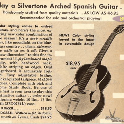 Lot of (12) Silvertone Kentucky Blues Archtops | Reverb