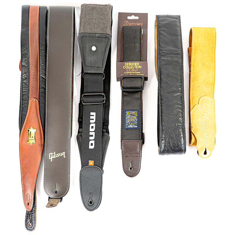 Fender Gibson Levy Mono Franklin Designer Guitar Straps - Lot | Reverb